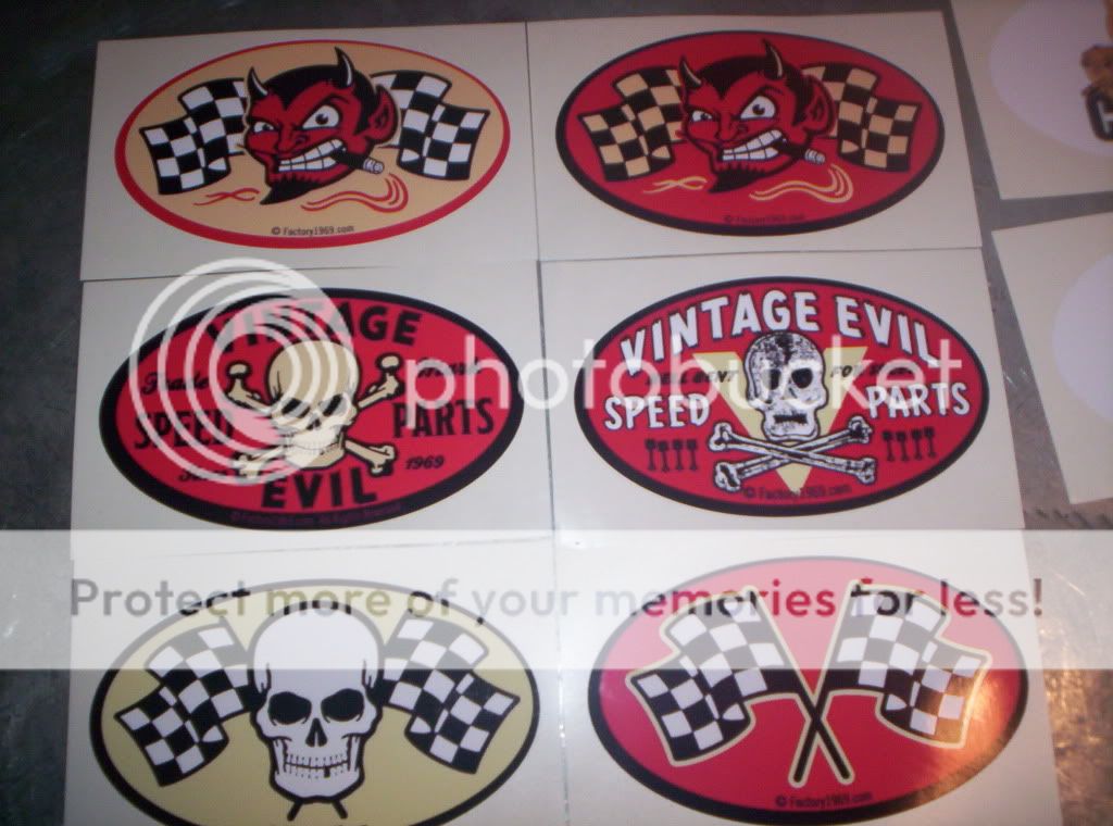 Scored some really cool Rat Rod decals | OldMiniBikes.com